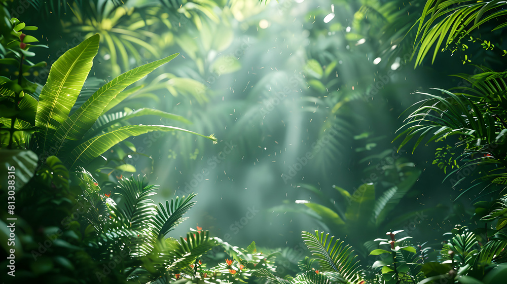 Lush Rainforest Undergrowth: A Photo Realistic Exploration of the ...