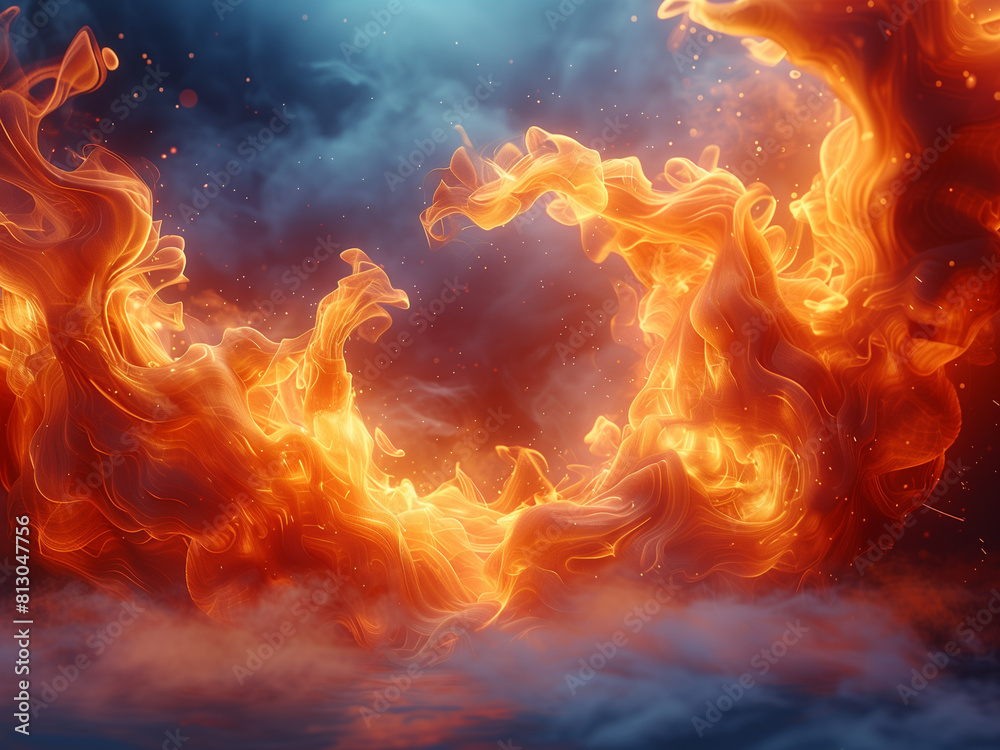 Blaze flame background. Abstract burning fire flame wallpaper, fire and ...