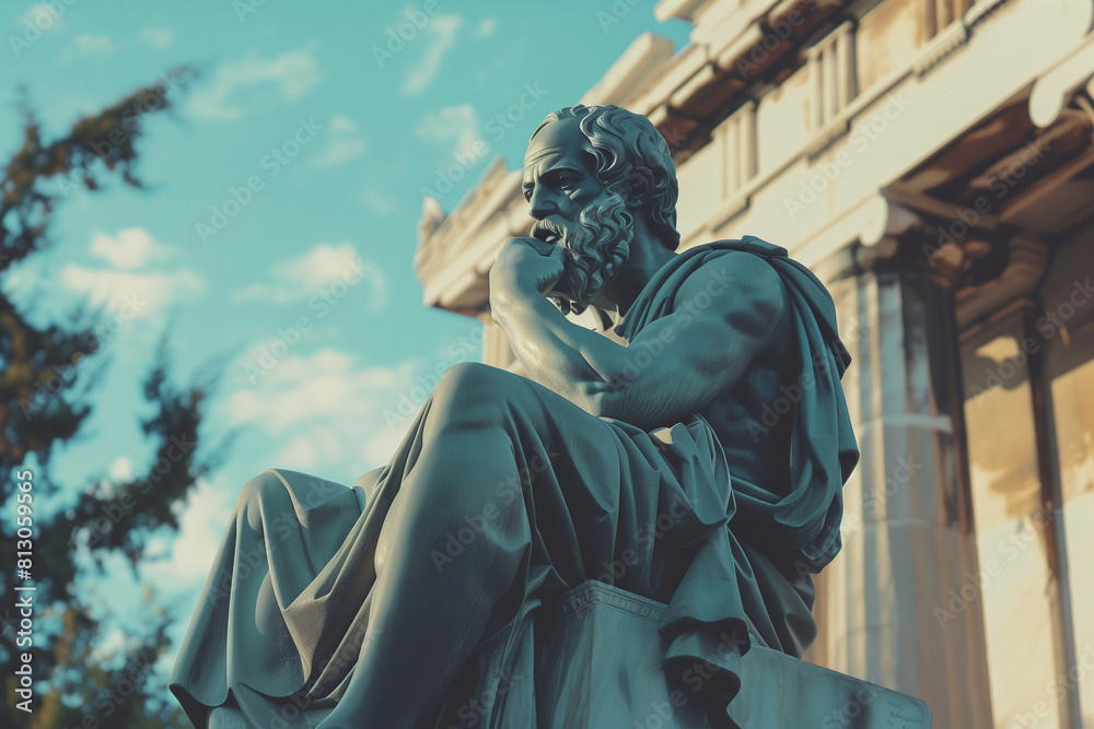 Antique Greek, Socrates,the greatest ancient greek philosophers Thinker ...