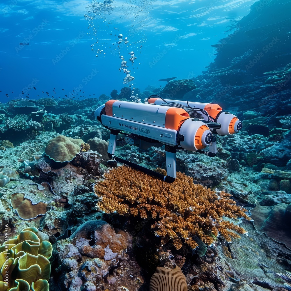 Underwater drones plant coral reefs in the ocean, combining robotics ...