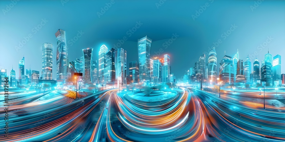 Creating an Equirectangular HDRI Projection of a Cyberpunk Night City ...