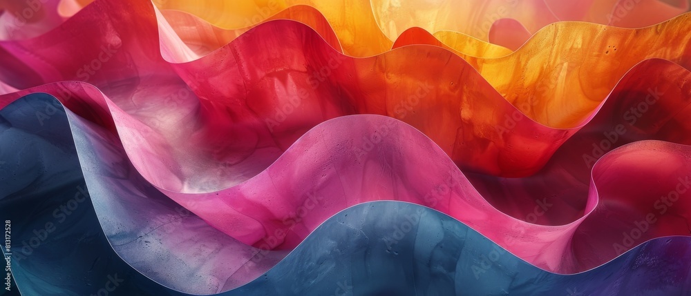 An abstract geometric animation with a minimalist background design, a ...