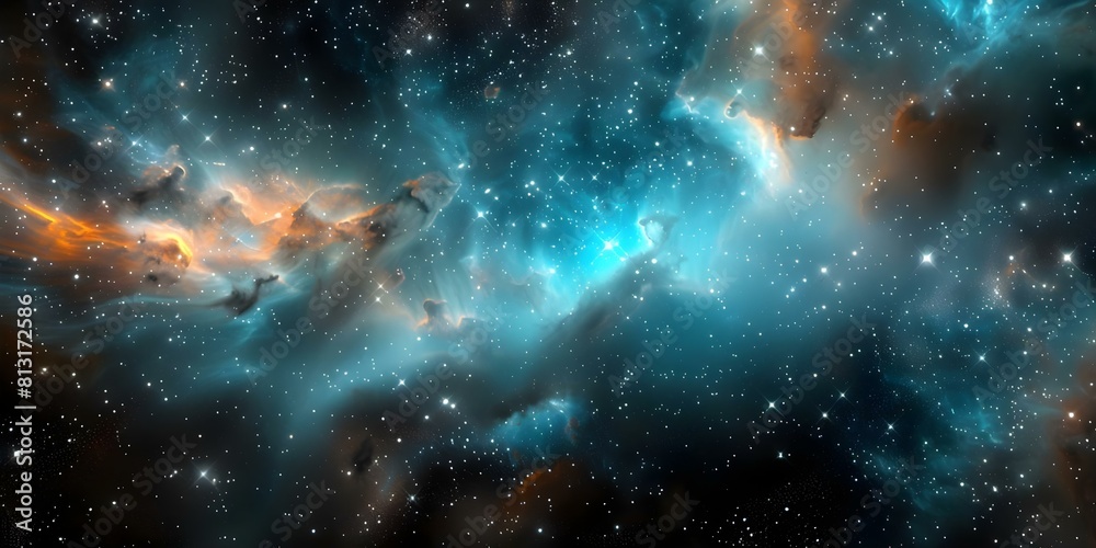 Creating a D HDRI Map of an Interstellar Cloud with Stars, Nebula, and ...