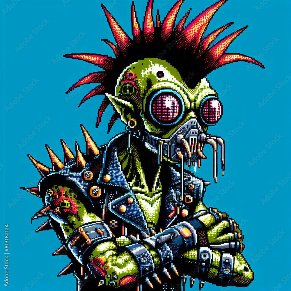 8 bit, game, Stylized, Portrait, face, retro, vintage, 80s, 70s, 90s ...