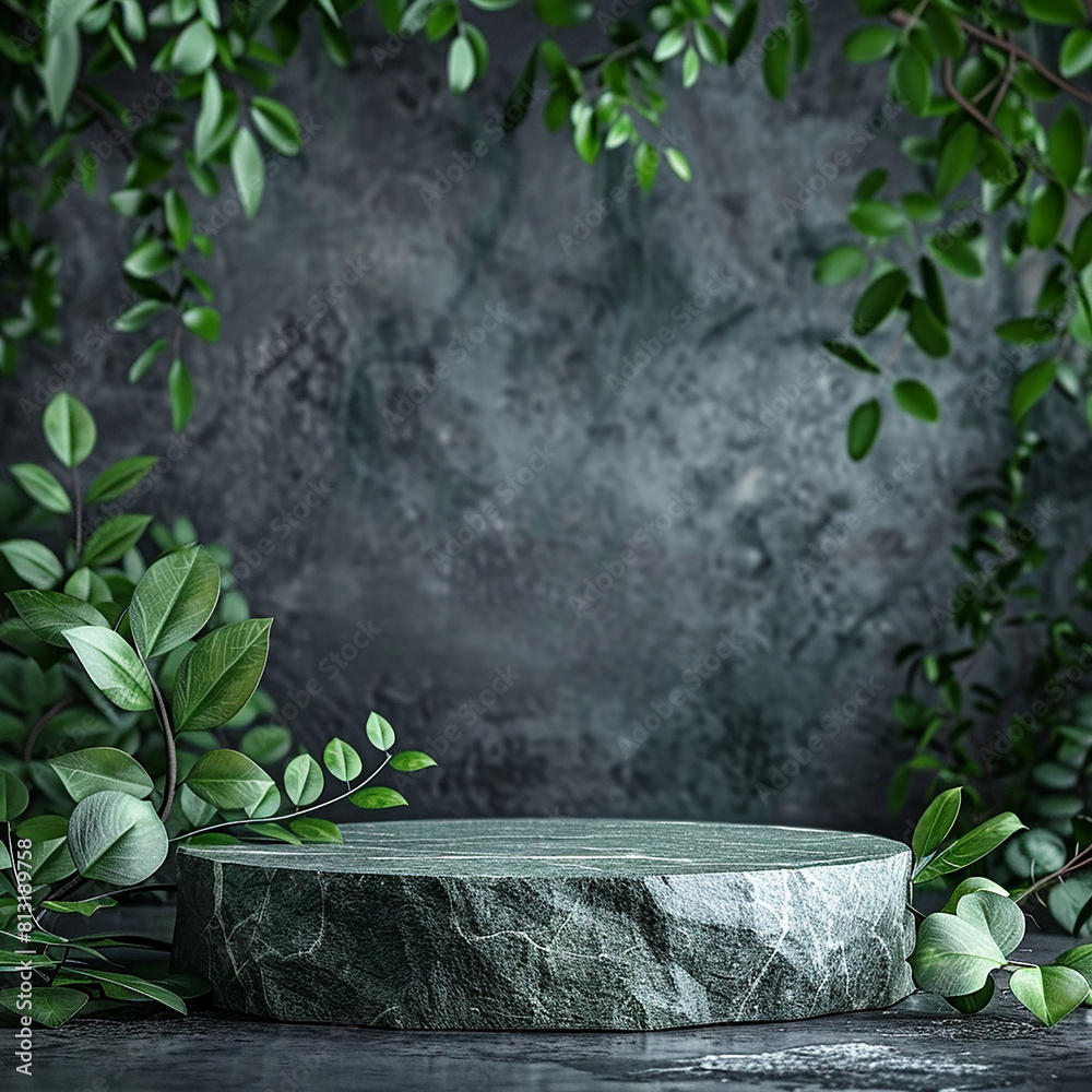 Green color Products Background Mockups Product display Product ...