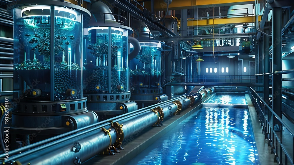 Illustrate a bioreactor where microorganisms are engineered to produce ...