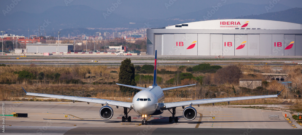 BARCELONA, EL PRAT, SPAIN - JANUARY 26, 2020: Image of Passenger ...