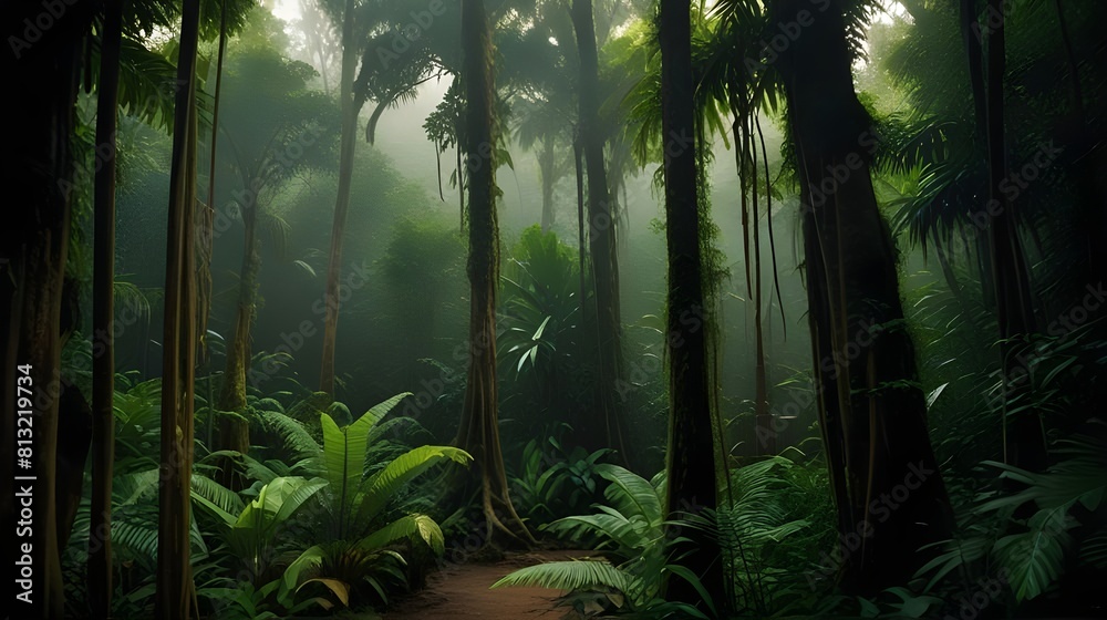 Deep Tropical Jungles of Southeast Asia,tropical wilderness, dense ...
