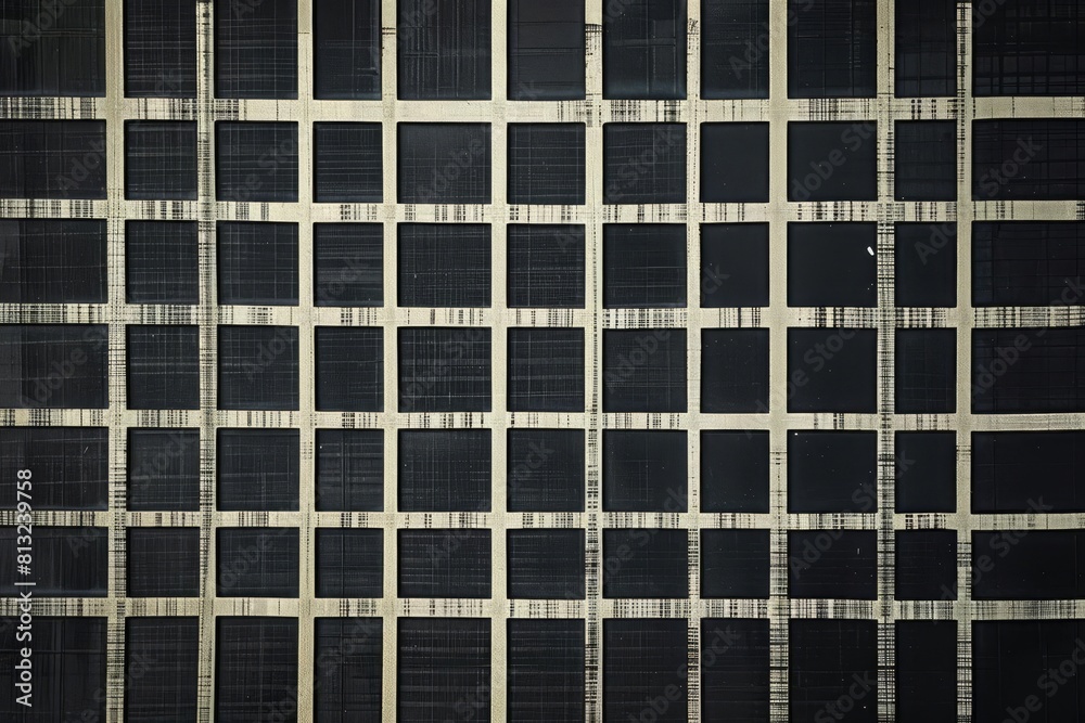 grid symphony minimalist elegance monochromatic geometric pattern ...