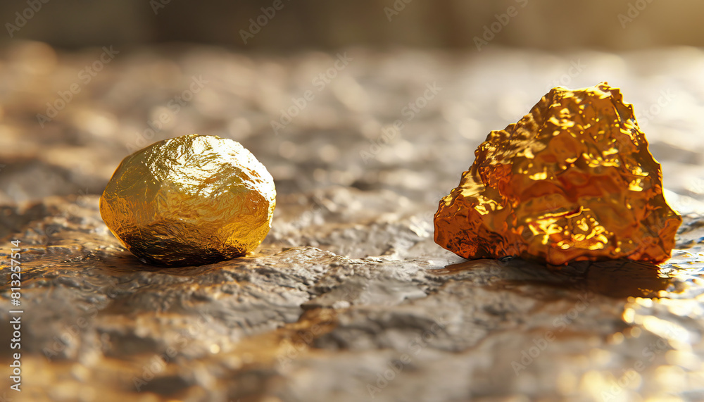 All that glitters is not gold: A picture of a shiny but fake object ...