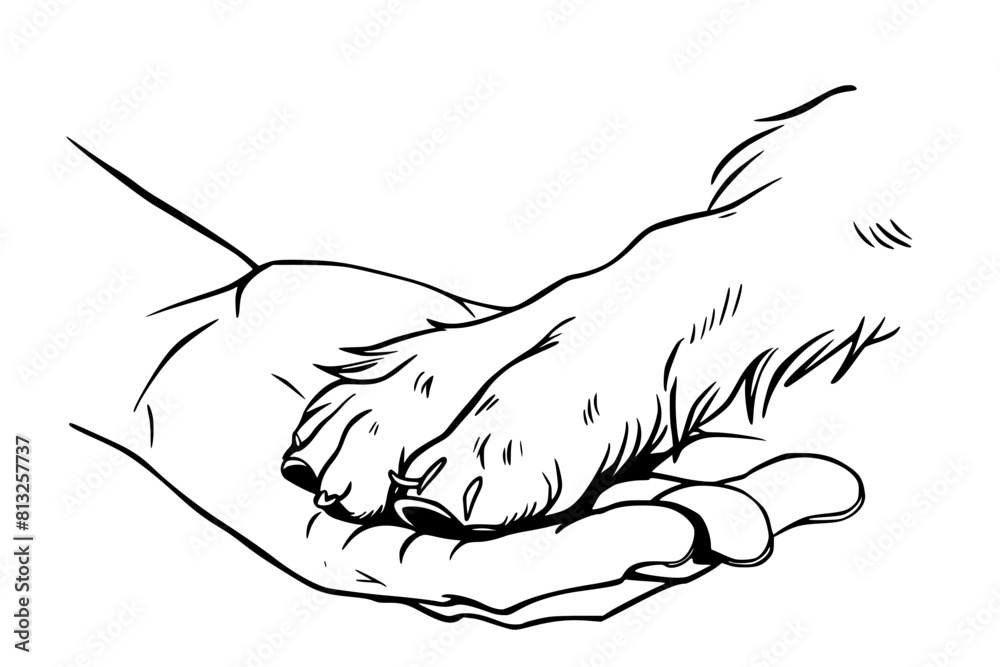 Vetor de dog paw svg,hand and paw svg,paw svg,Dog Mom Svg,dog cut file ...