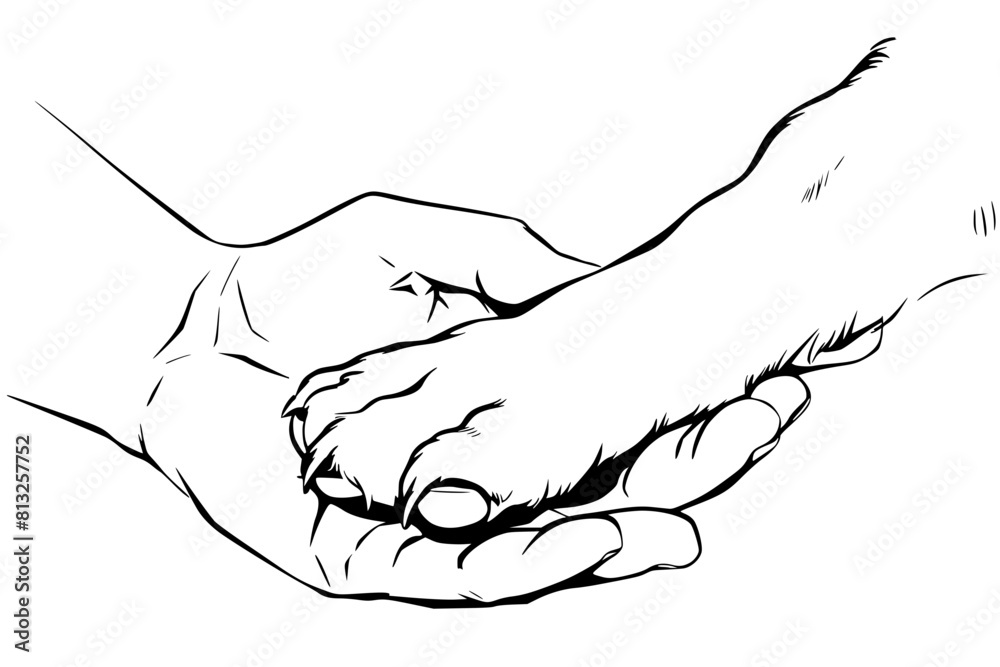 Vetor de dog paw svg,hand and paw svg,paw svg,Dog Mom Svg,dog cut file ...