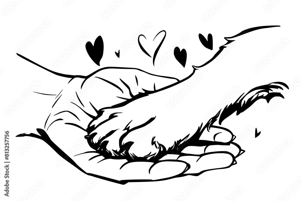 dog paw svg,hand and paw svg,paw svg,Dog Mom Svg,dog cut file,dog lover ...