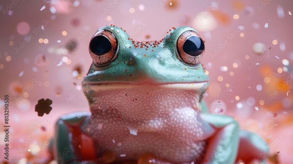 Cute frog Symbol of the day in the leap year, celebrating the frog ...