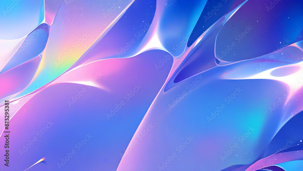 Holographic cartoon anime texture background Stock Illustration | Adobe ...