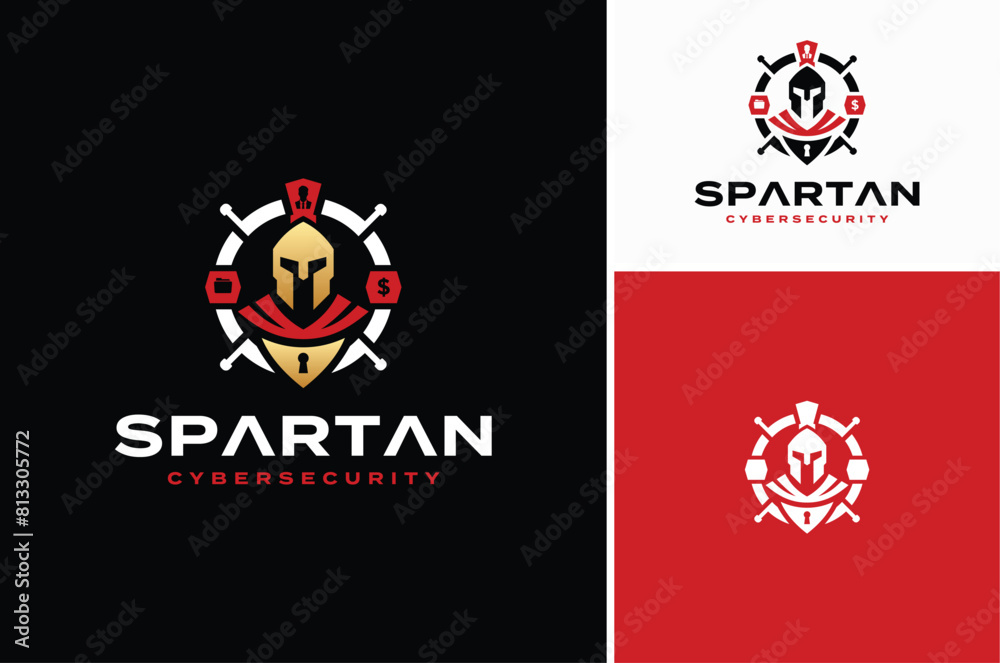 Greek Spartan Helmet with Vault Safe Door Wheel Handle and Business ...