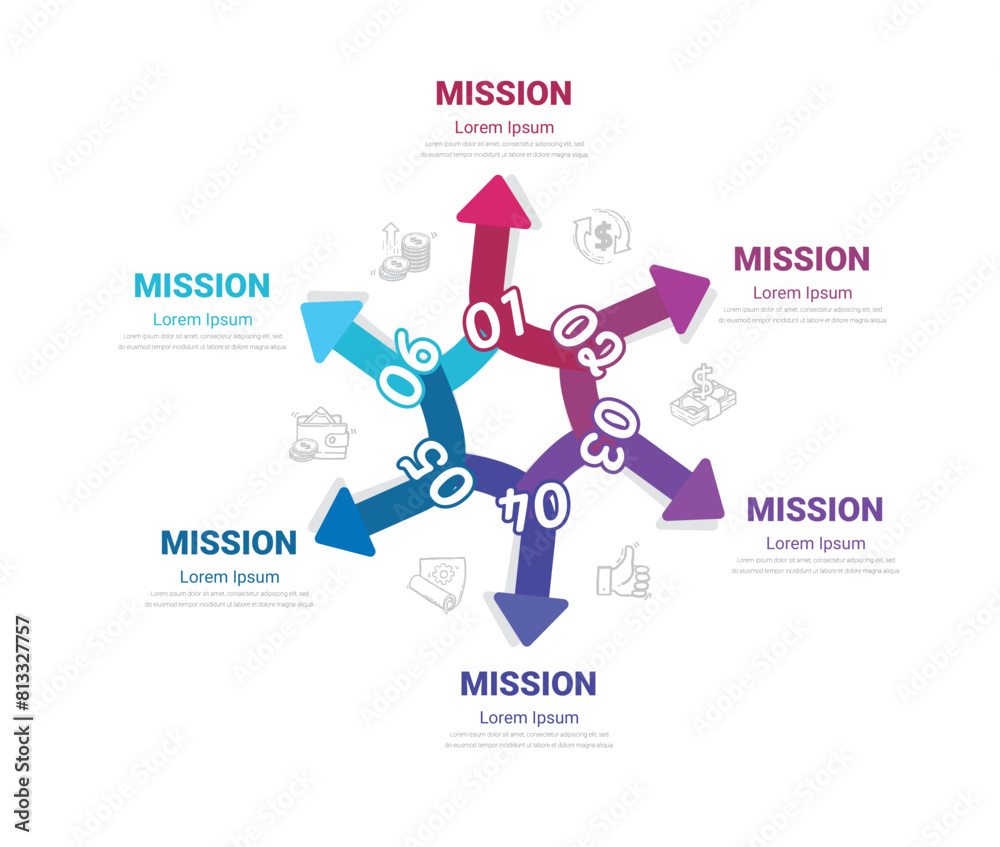 Circle infographics elements design with numbers 6 option, 6 step. can ... Circle infographics elements design with numbers 6 option, 6 step. can ...
