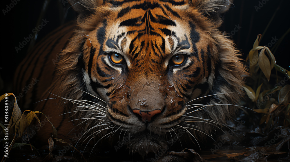 Experience the thrill of the wild as you observe a magnificent tigar in ...