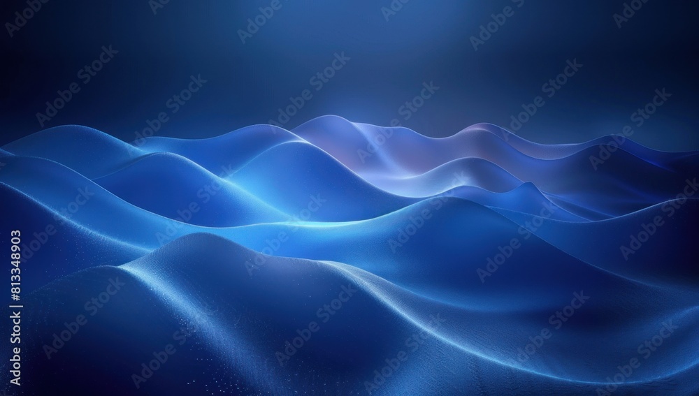Abstract blue color gradient background with sound waves, sound wave ...