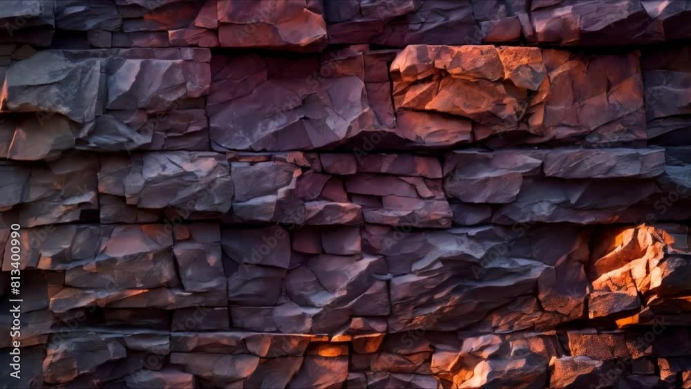 Create a realistic virtual stone brick wall backdrop for conferences ...