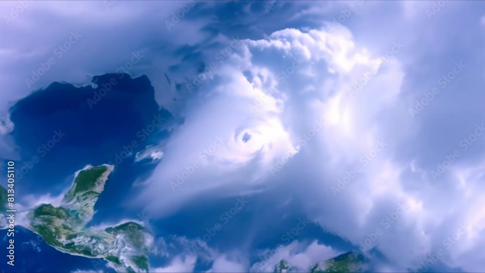 Real-time Satellite Imagery for Improved Hurricane Tracking. Concept ...
