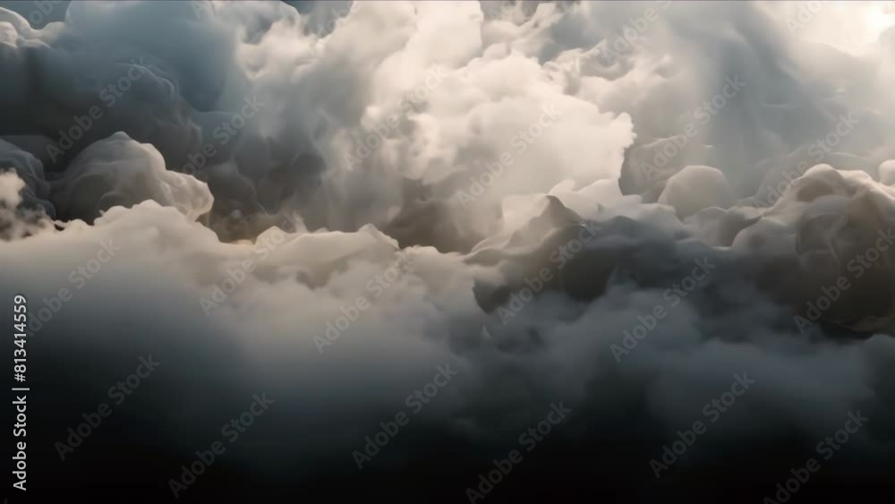 Dark Smoke Cloud Wallpaper Background Featuring Atmospheric Cloud Imagery. Concept Smoke Art ...
