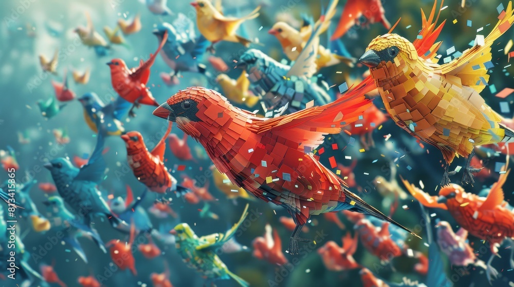 Capture the essence of digital marketing from a birds-eye view with a ...