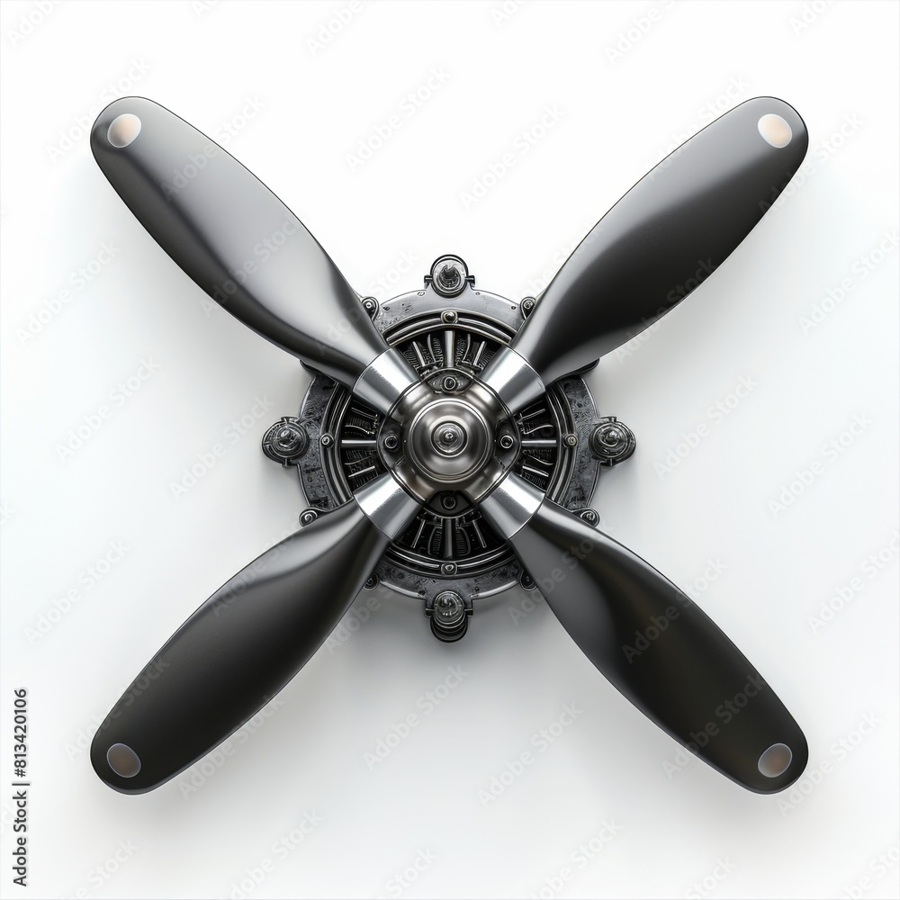 Four blade propeller with multiple speed versions, pen tool cutout ...