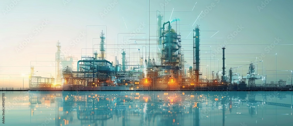 analysis, factory, operational research, side view, optimizing methods ...