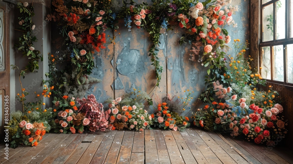 Showcase the versatility of the backdrop by juxtaposing it with ...