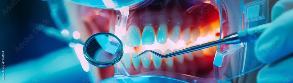 Through the lens of an intraoral camera, dentists monitor tooth health ...