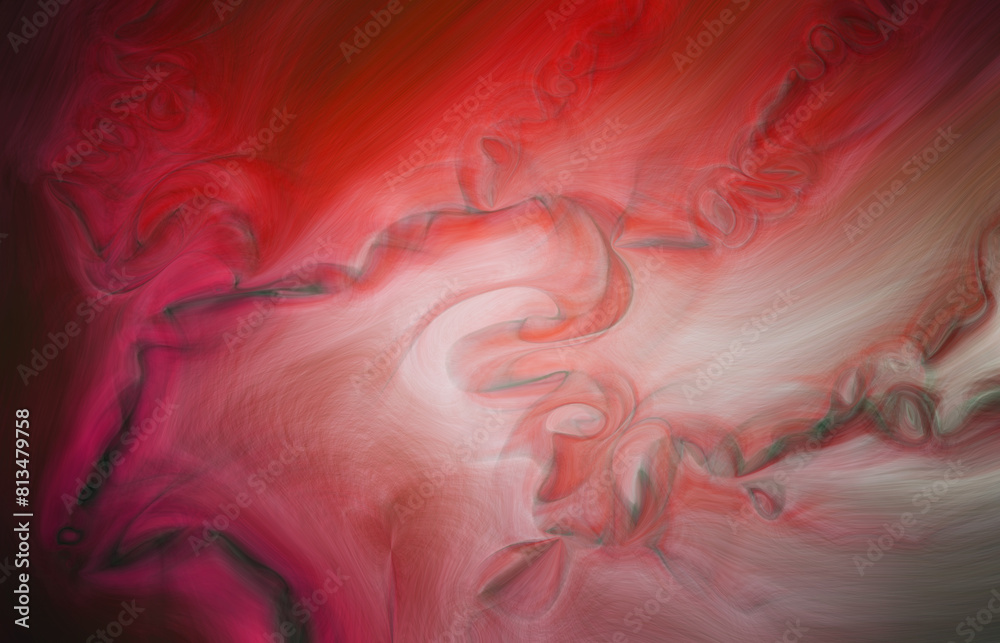 Abstract red blur texture. Blurred veins water stream backdrop with a ...