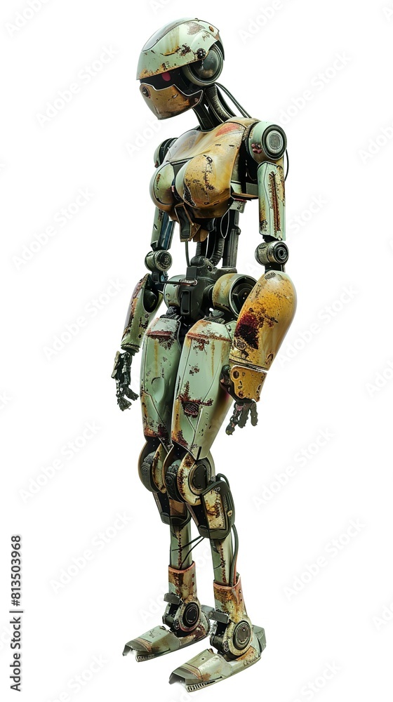 Female robot mechanical body parts with cables and attachments sci-fi ...