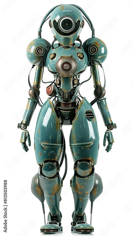 Female robot mechanical body parts with cables and attachments sci-fi ...