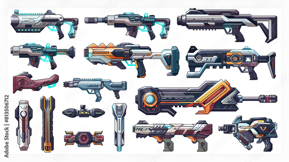 Rifle shotgun weapon game ai generated hunting military sport bullet ...