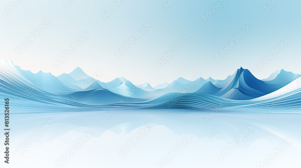 composed of lines with a light sky background in a symmetrical ...