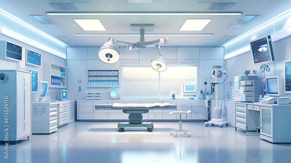 Futuristic hospital impactful majestic impressive very realistic on ...
