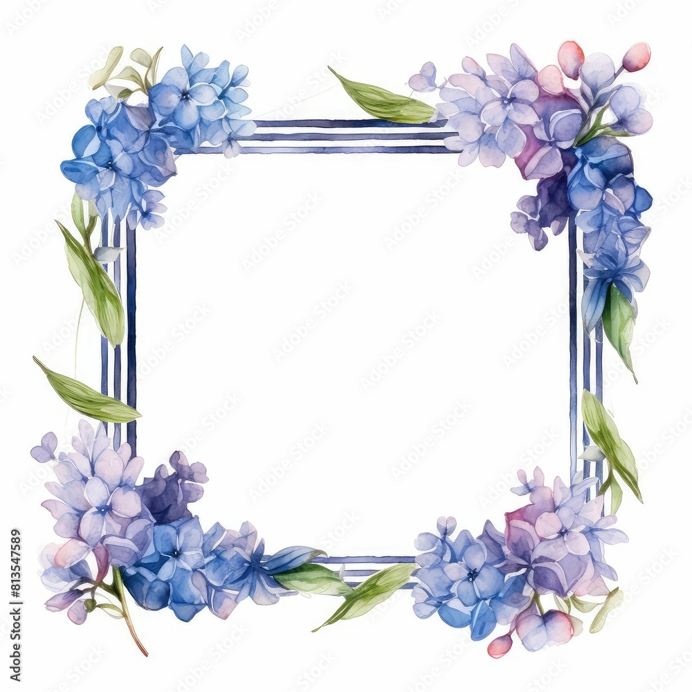 hyacinth themed frame or border for photos and text. featuring fragrant ...