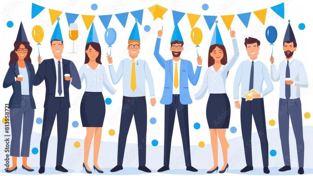 Design an infographic showcasing the benefits of office parties for ...