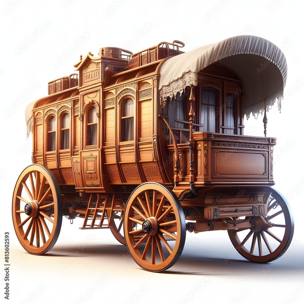 Royal Carriage, transparent background, isolated image, Stock ...