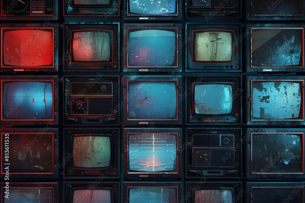 Texture resembling a retro TV screen, featuring scanlines and ...