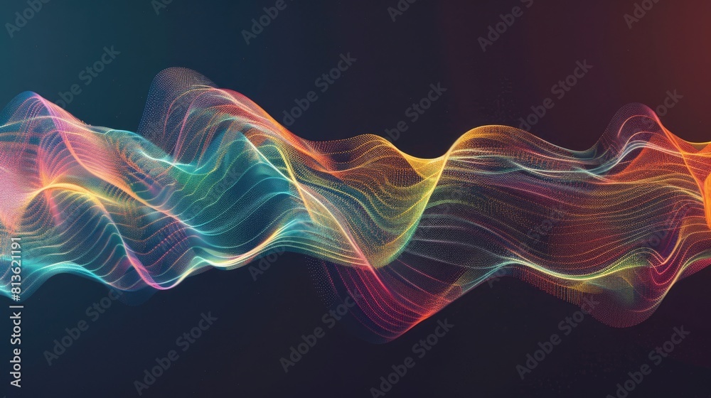 abstract background inspired by the fluidity of music. Visualize sound ...
