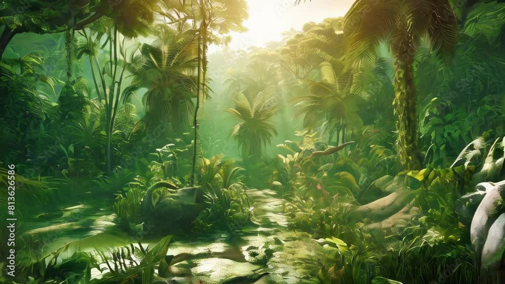 10,000 BC tropical forests were lush, diverse and full of life. The climate was generally warmer ...