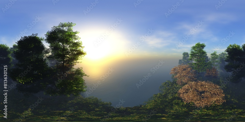 HDRI, environment map , Round panorama, spherical panorama, equidistant ...