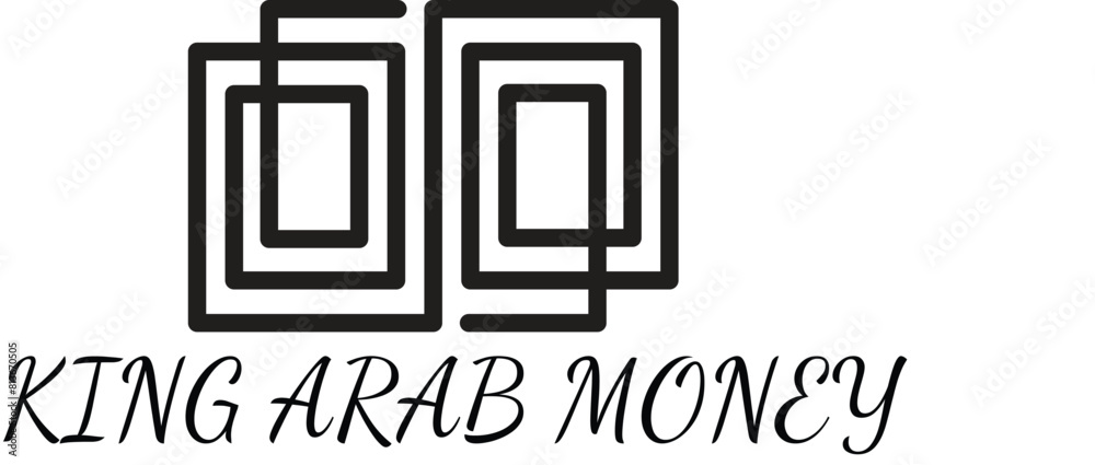 Vetor do Stock: King arab money Logo, Luxury Logo, Brand Logo, alphabet ...