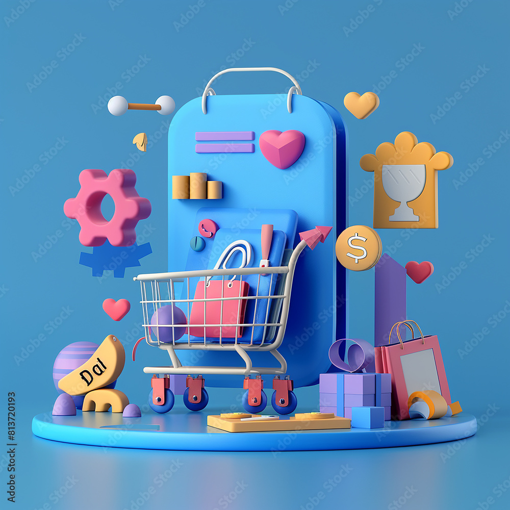 3d rendered photos of an image for an online store product showcasing ...