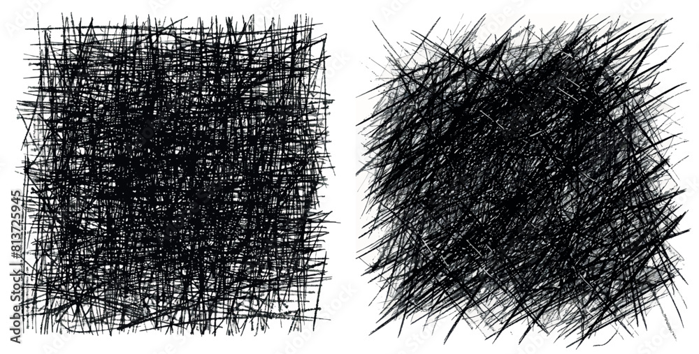 Detailed sketching texture in pencil or pen. Hand drawn cross hatching ...