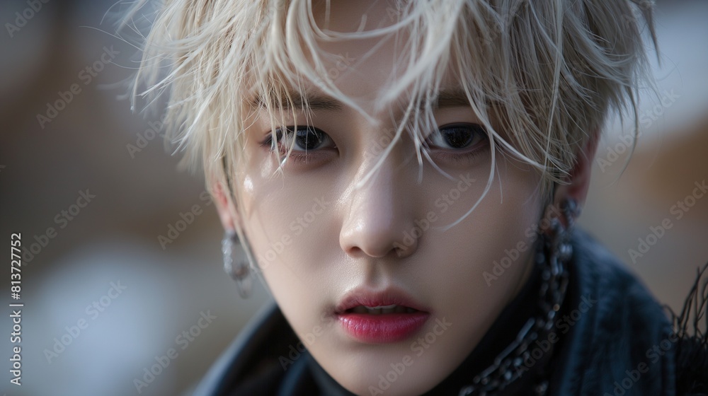 korean pop idol group, live concert, show, stage, dance, singing Stock ...