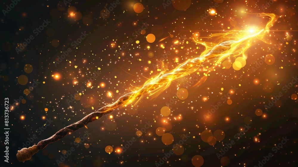 Set of orange light vortex effects isolated on transparent background ...