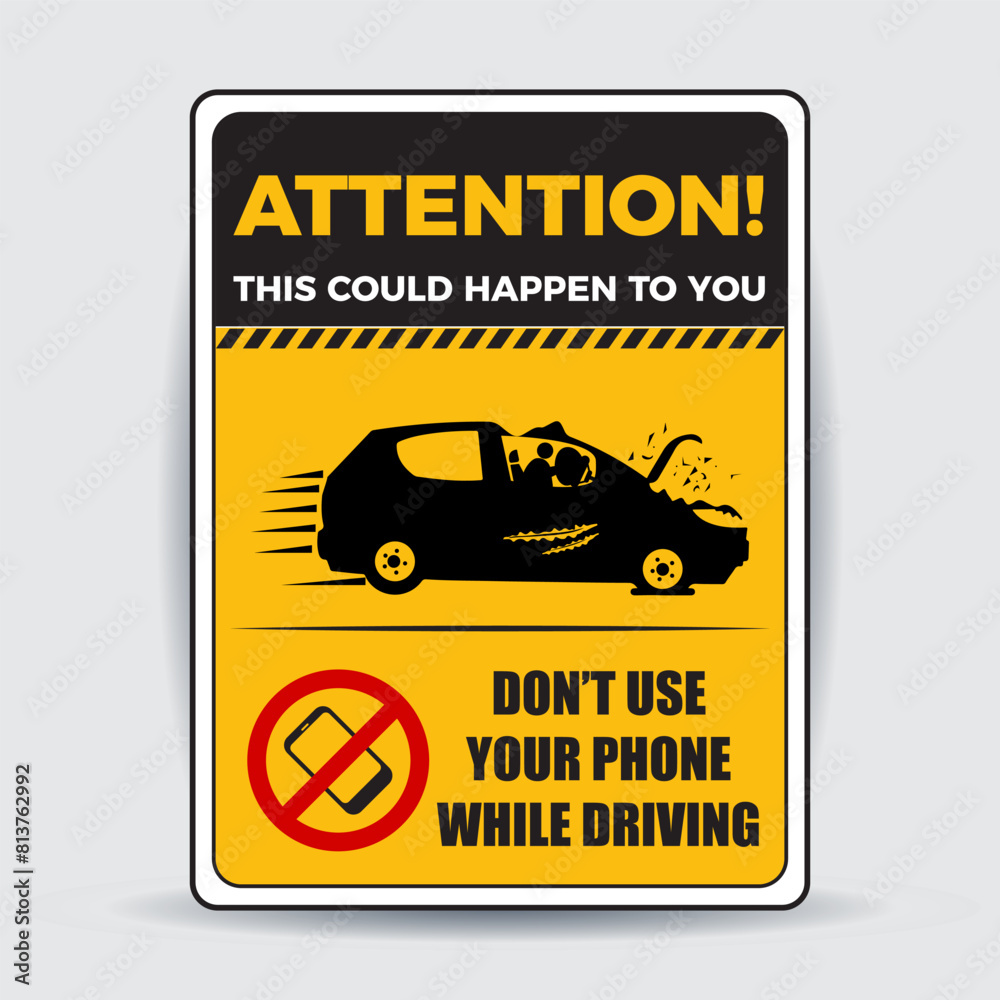 Attention! This Could Happen To You. Don't Use Your Phone while Driving ...